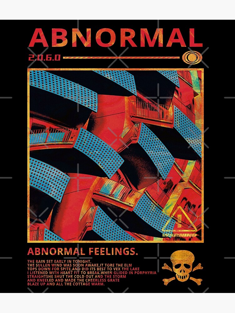 "Abnormal Feelings Life" Poster for Sale by MOUNIROPRINT | Redbubble