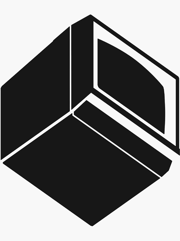 "bad computer sticker (black)" Sticker by Galakzi | Redbubble