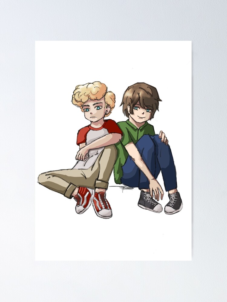 "Tommy and Tubbo" Poster by Antisocialdraws | Redbubble