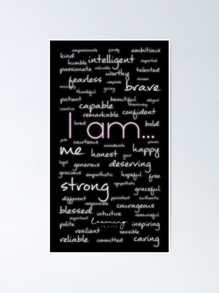 "Yo soy" Poster for Sale by Brujita11 | Redbubble