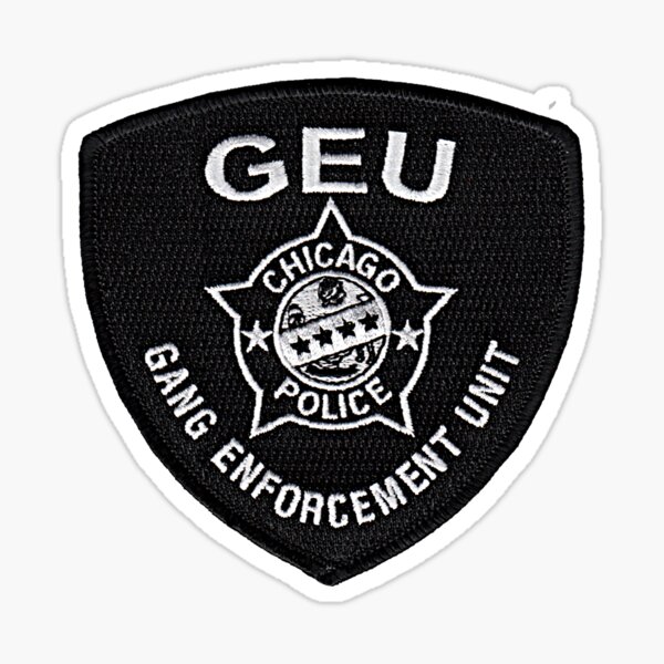 "Chicago, Illinois Police Department Gang Enforcement" Sticker by ...