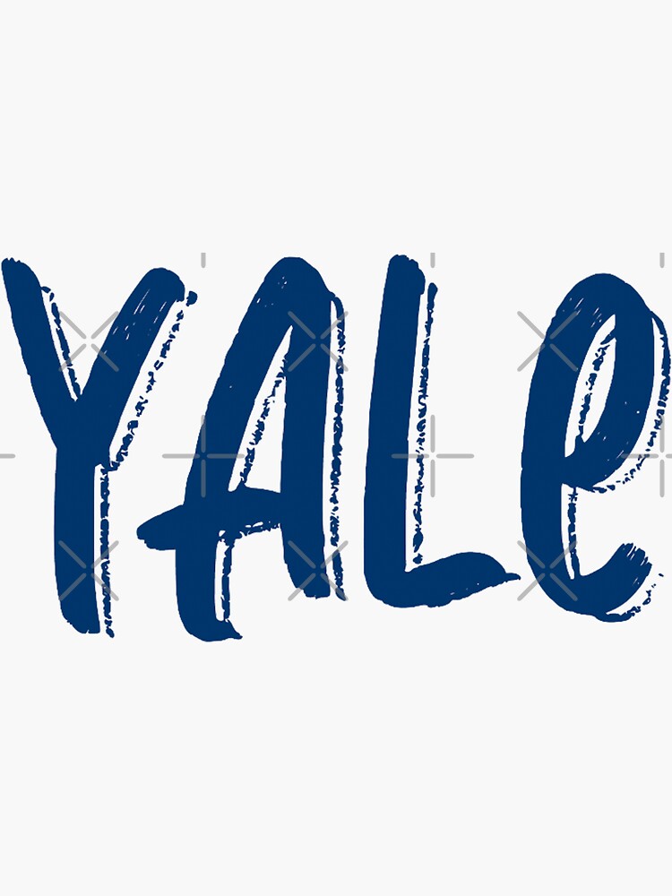 "Yale" Sticker for Sale by csachs | Redbubble