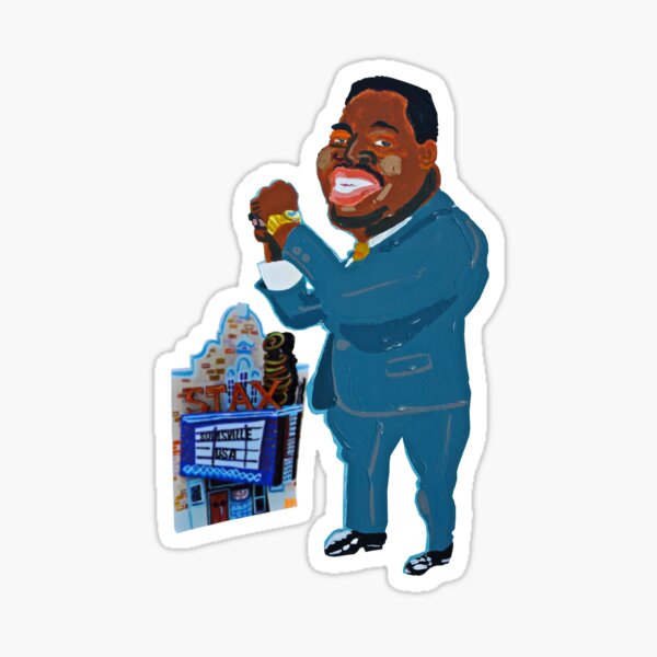 "Otis Redding at Stax Records" Sticker for Sale by spencerSteveS ...