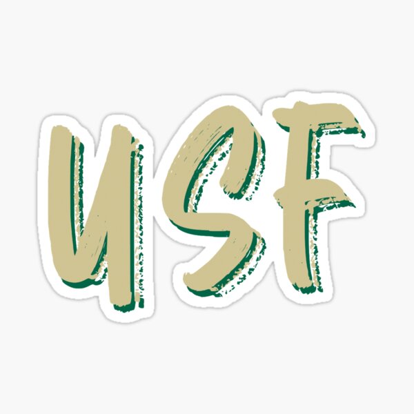 "USF" Sticker by csachs | Redbubble
