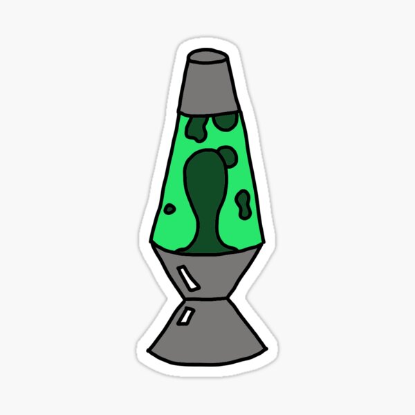 "Green Lava Lamp" Sticker by sydneyb007 | Redbubble