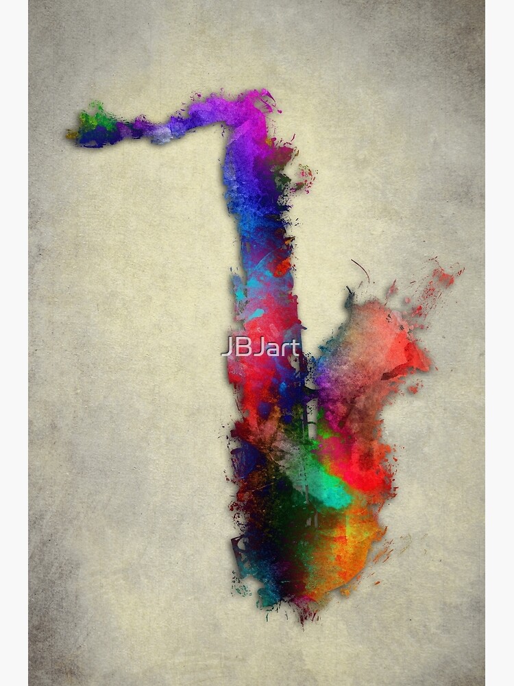 "Saxophone" Art Print for Sale by JBJart | Redbubble