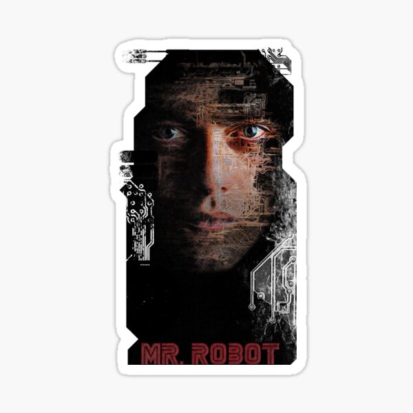 "Mr Robot" Sticker for Sale by DAstora | Redbubble