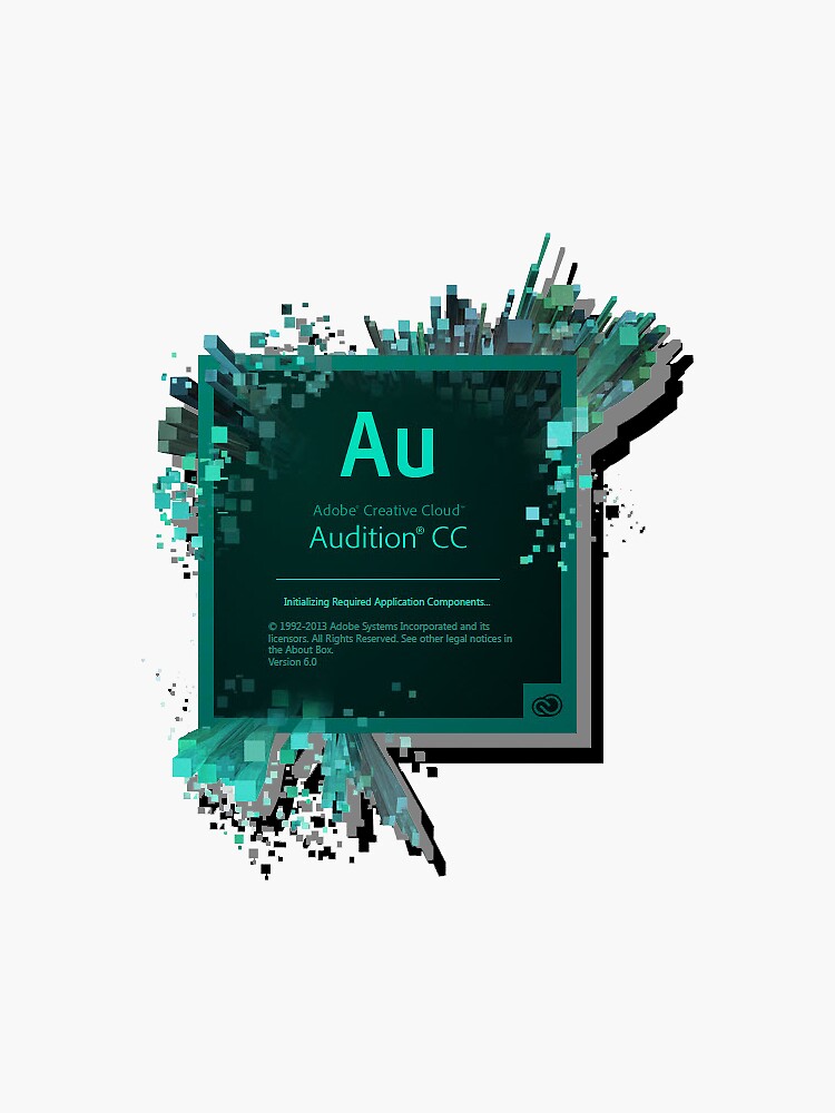 "Adobe Audition loading screen" Sticker by stdler | Redbubble