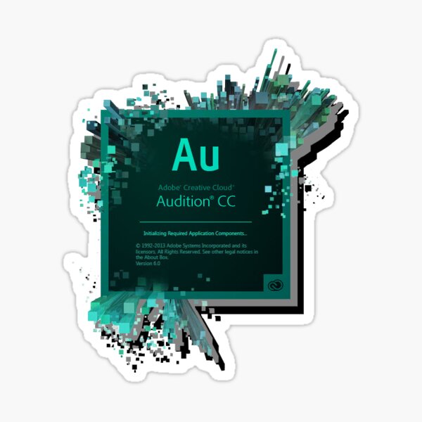 "Adobe Audition loading screen" Sticker by stdler | Redbubble