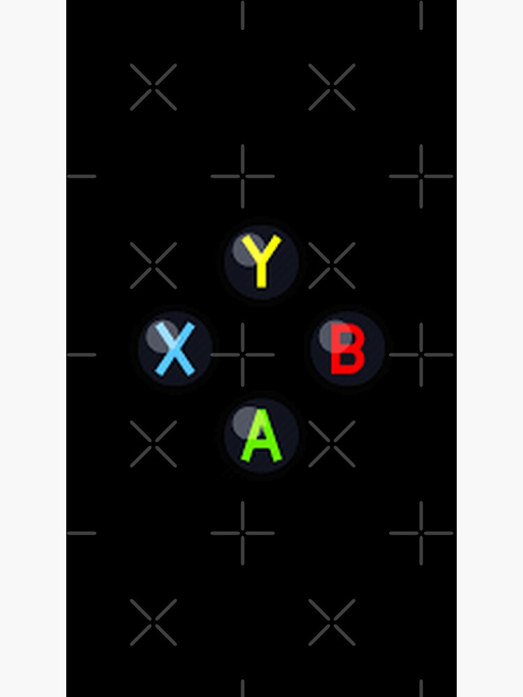 "xbox fanart buttons" Sticker for Sale by JordzArt | Redbubble