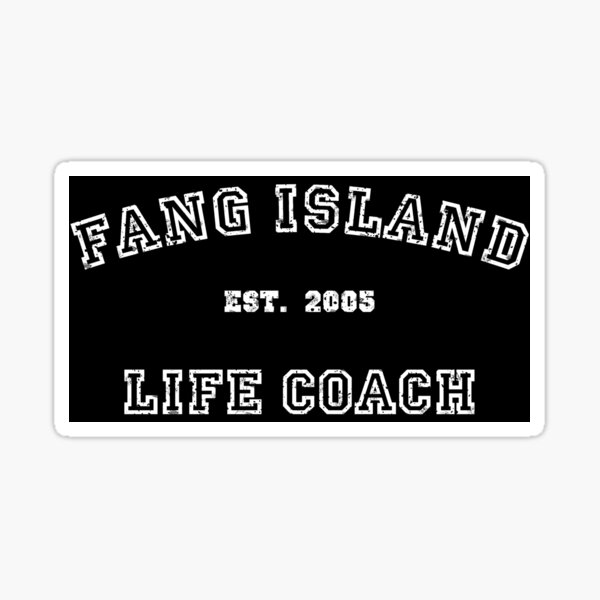 "Life Coach (White)" Sticker by PonchTheOwl | Redbubble