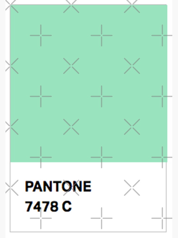 "Pantone pastel green" Sticker for Sale by papillon-insula | Redbubble