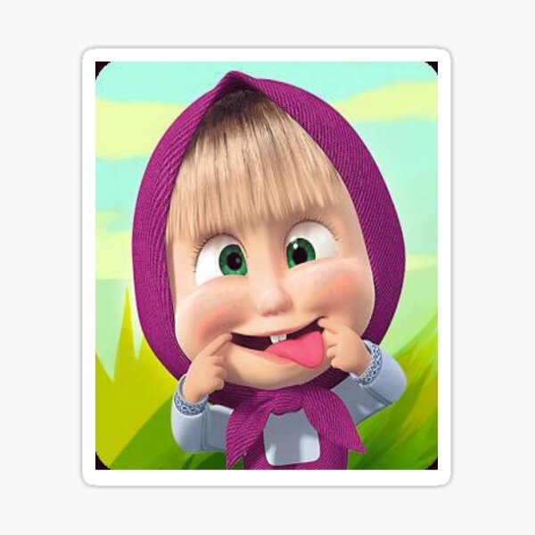 Masha And The Bear Stickers | Redbubble