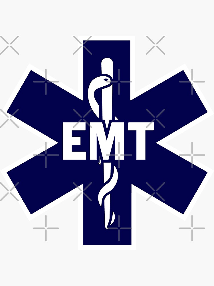 "EMS EMT Design Apparel and Merchandise" Sticker for Sale by ...