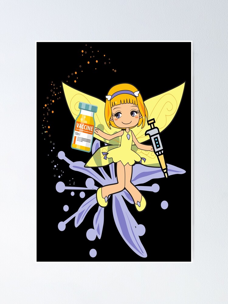 "LAB SCIENTIST FAIRY WITH PIPETTE VACCINE MEDICAL LABORATORY SCIENTIST ...