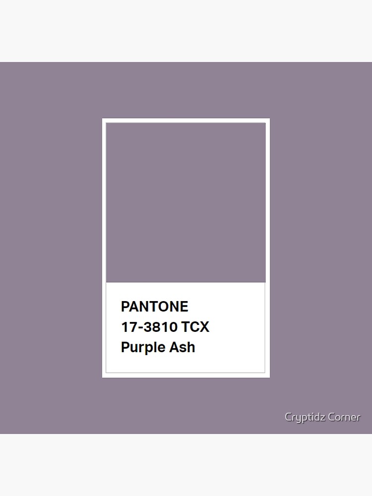 "Pantone Colour 17-3810 Purple Ash" Poster by DiabhalsDau | Redbubble