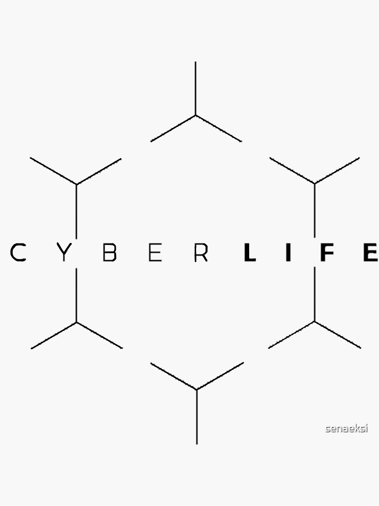 "Detroit Become Human CyberLife Logo" Sticker for Sale by senaeksi ...