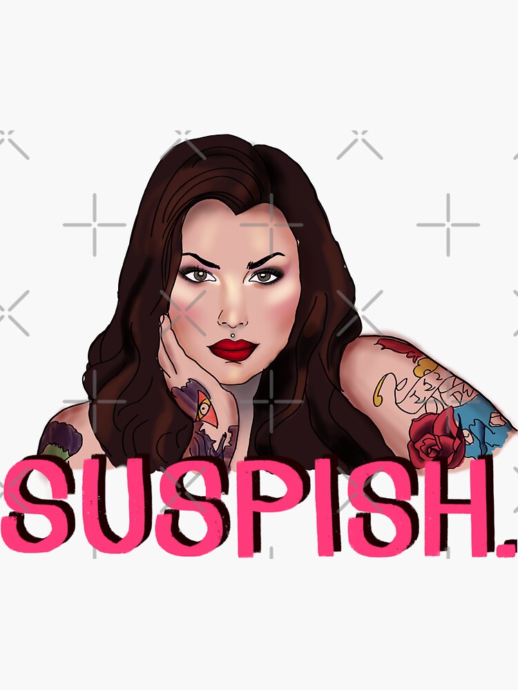 "SUSPISH BAILEY" Sticker for Sale by Danimcorrie | Redbubble