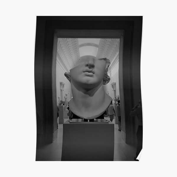 "Half Head" Poster by luchomorto | Redbubble