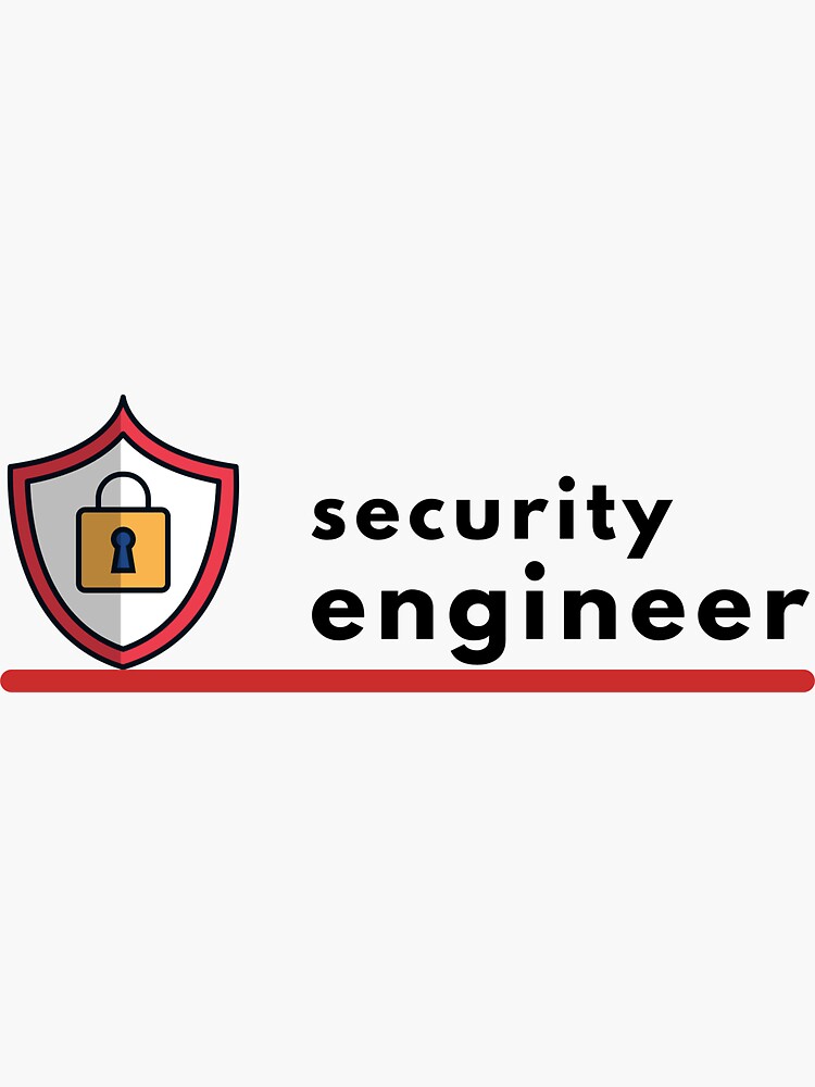 "Security Engineer" Sticker for Sale by cybersecurity-0 | Redbubble