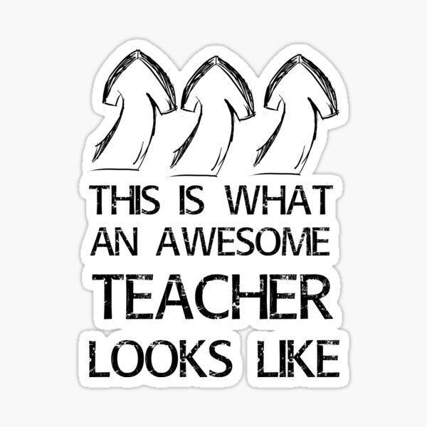 "This is what an awesome teacher looks like - gift for the best teacher ...