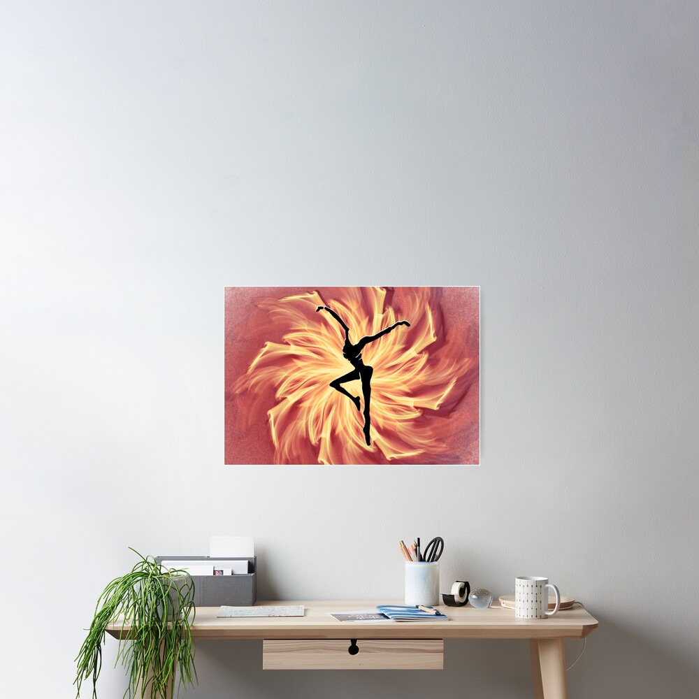 "DMB Fire Dancer" Poster by nprete | Redbubble
