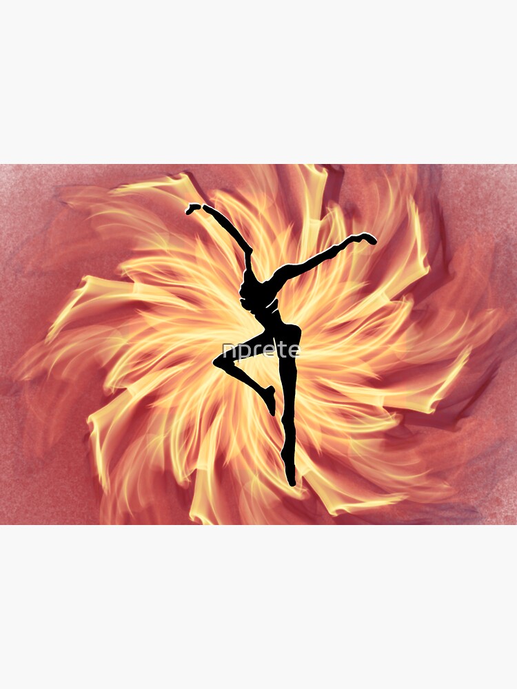 "DMB Fire Dancer" Sticker by nprete | Redbubble