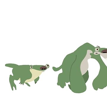 "Ice Age Sid the Sloth Evolution in Color" Sticker for Sale by ...