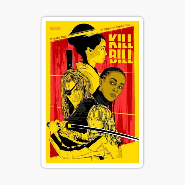 "Kill Bill" Sticker for Sale by Zig-toZag | Redbubble