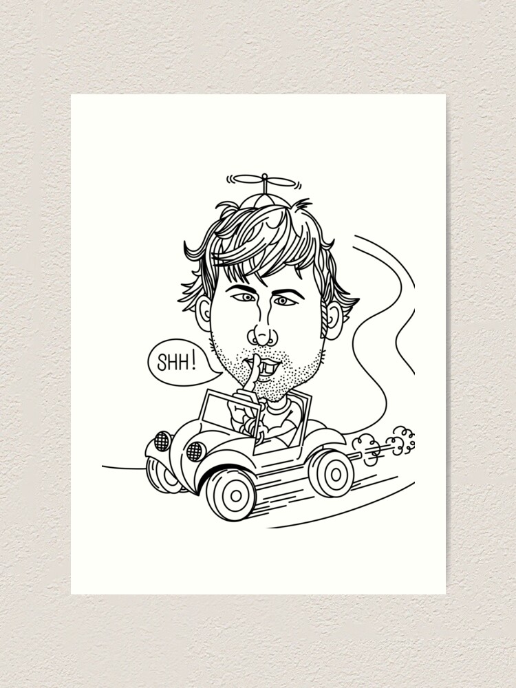 "Shusher" Art Print for Sale by BelleSutcliffe | Redbubble