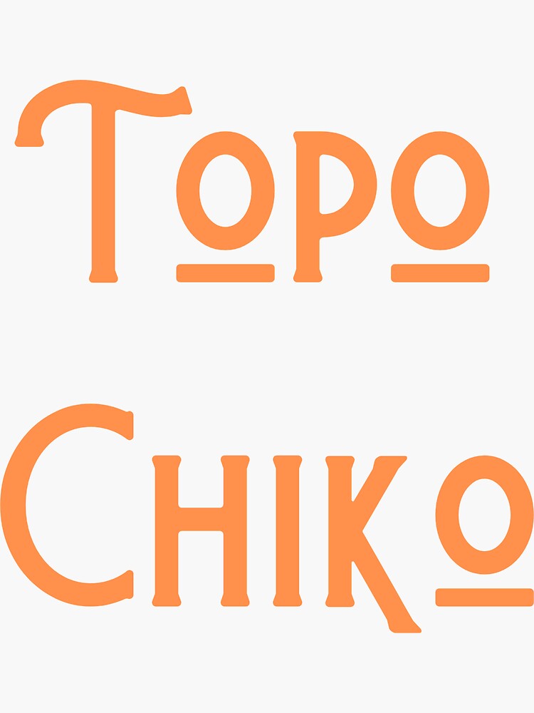 "topo chiko" Sticker for Sale by ONEDOTSHOP | Redbubble