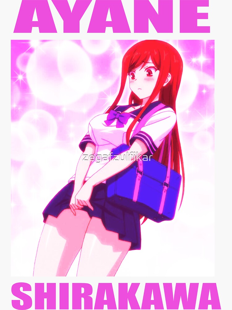 "Ayane Shirakawa - Overflow" Sticker for Sale by zegafzulfikar | Redbubble