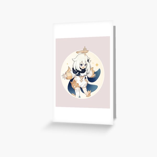 "Paimon | Genshin Impact Sticker" Greeting Card for Sale by Asiapenguin ...