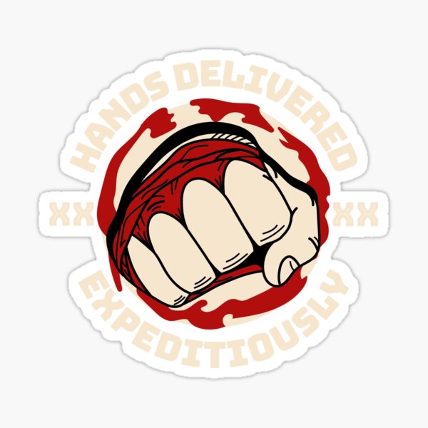 "Deez hands, with express shipping" Sticker for Sale by EYS-Clothing ...