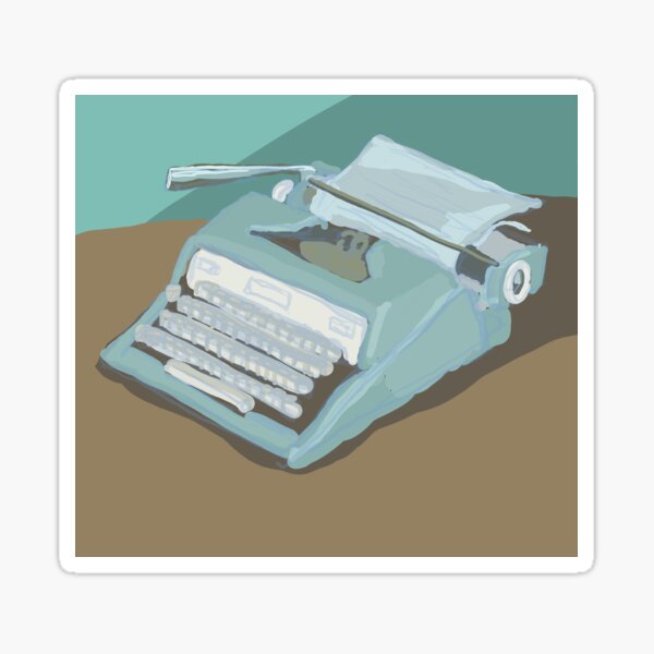 "Royal Type-o-matic Typewriter" Sticker for Sale by ForeignStars ...