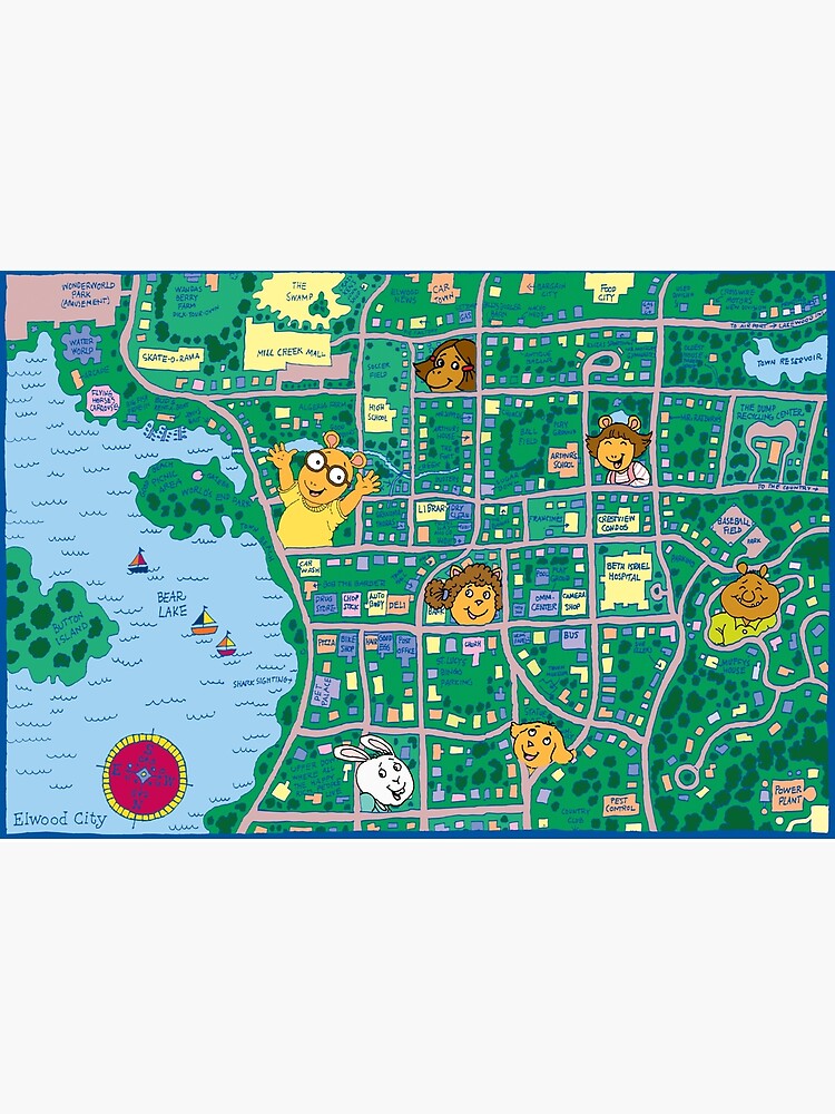 "Arthur Map Puzzle" Jigsaw Puzzle for Sale by Tolon | Redbubble