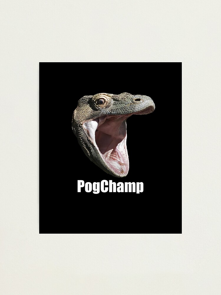 "PogChamp KomodoHype Emote Meme" Photographic Print by Altohombre ...