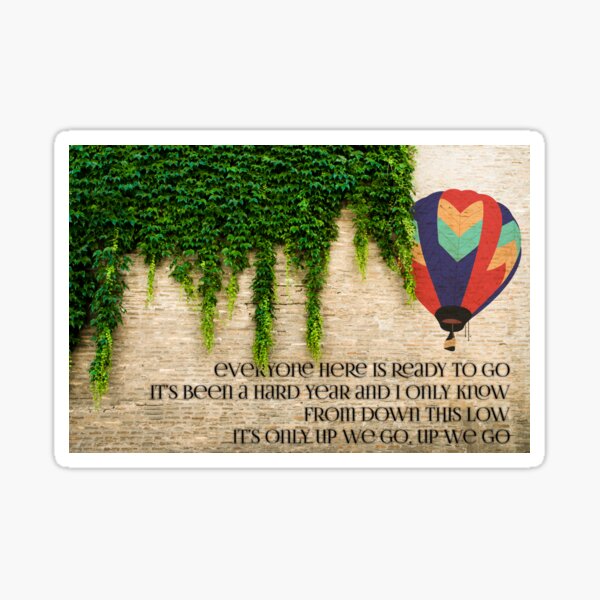 "Lights - Up We Go" Sticker by tsampere | Redbubble