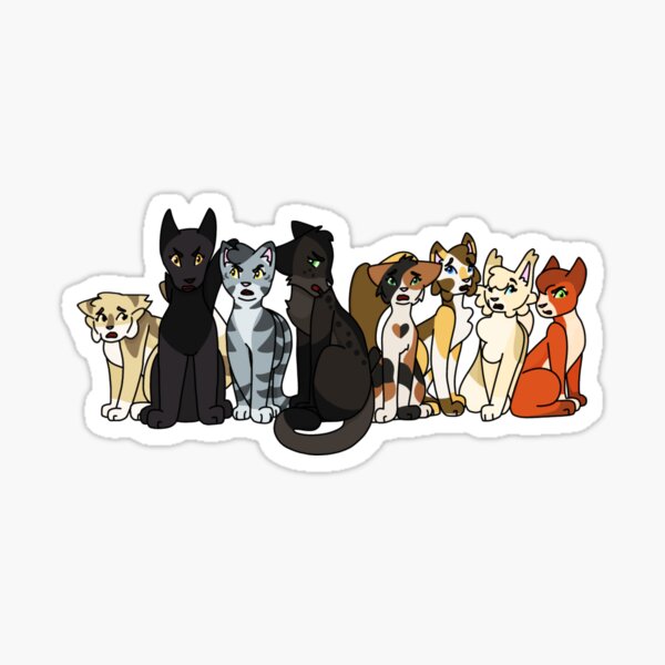 "First Burn Cats" Sticker for Sale by ceolsonart | Redbubble