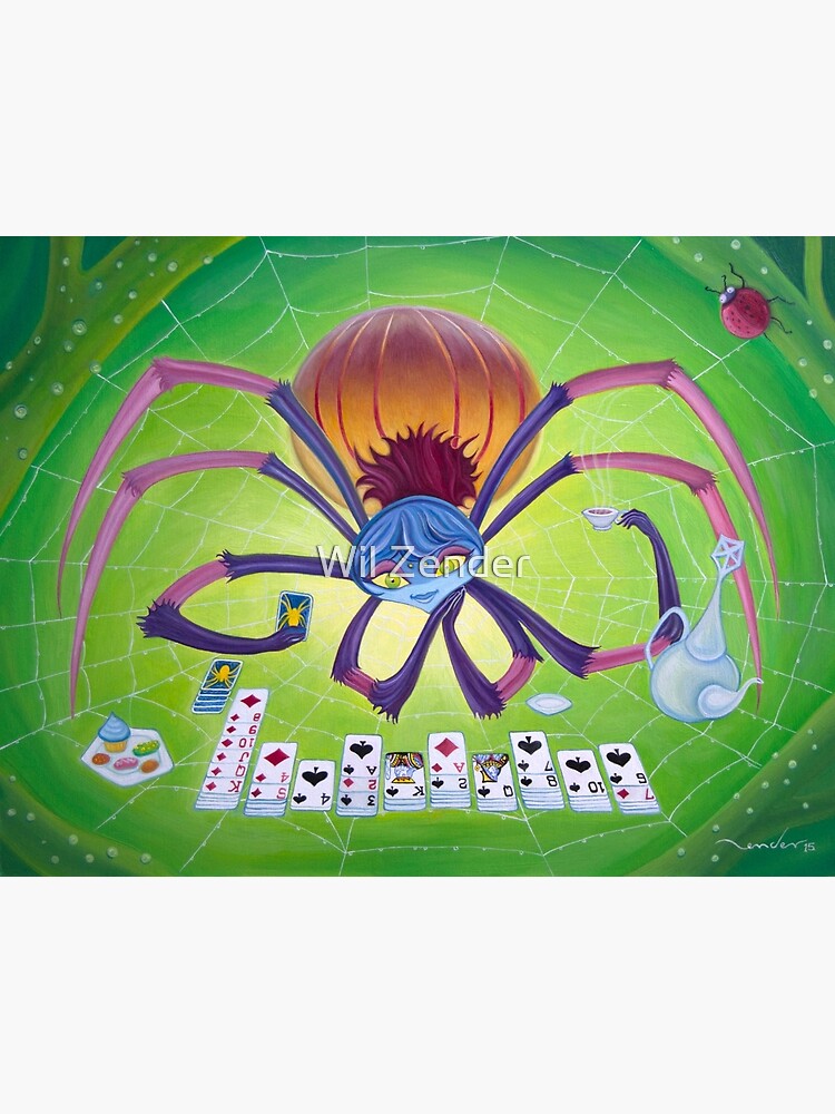"Spider Solitaire" Art Print by wilzender | Redbubble