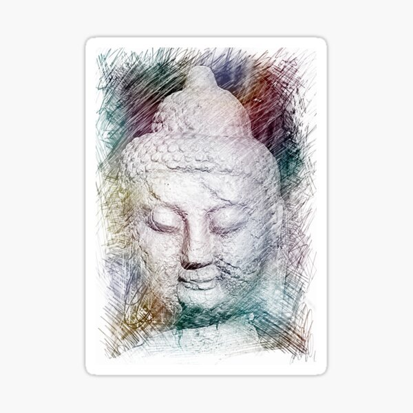 "Buddha" Sticker for Sale by francelal | Redbubble