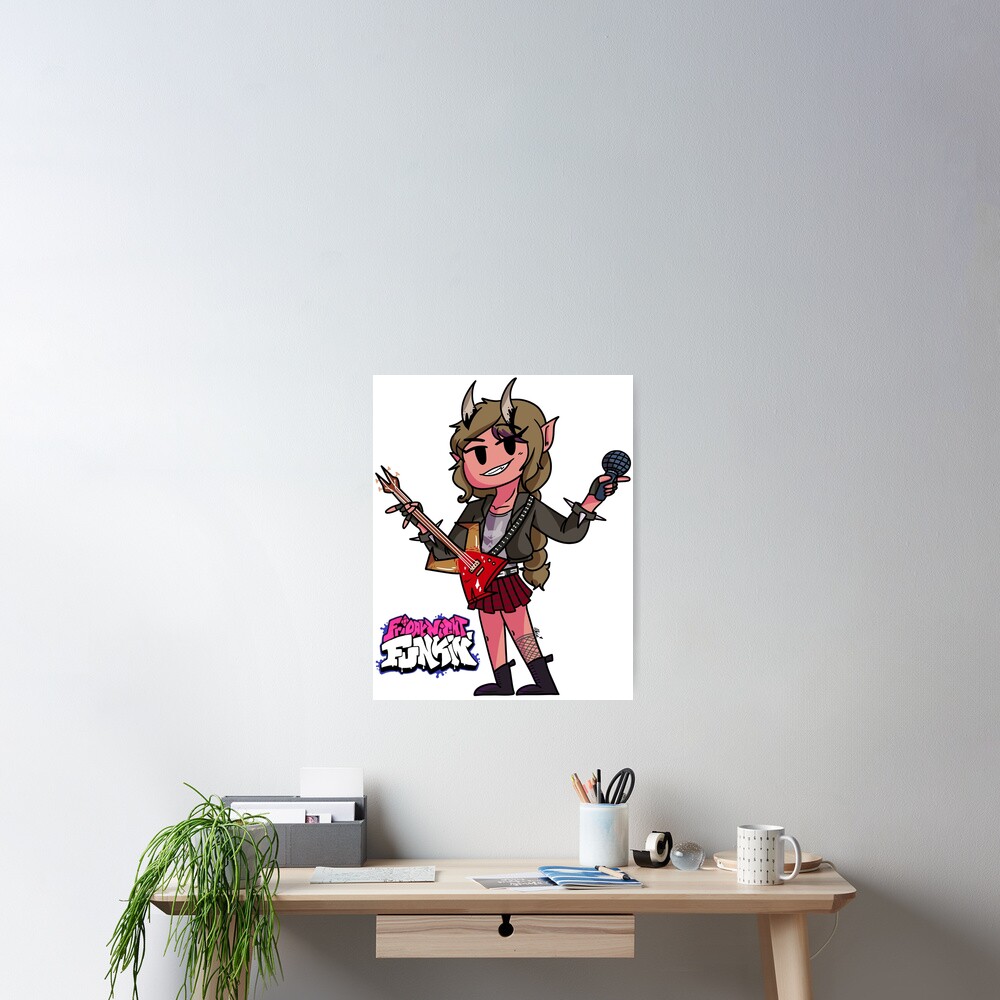 "Fig Faeth Friday Night Funkin'" Poster for Sale by Flamewisher | Redbubble