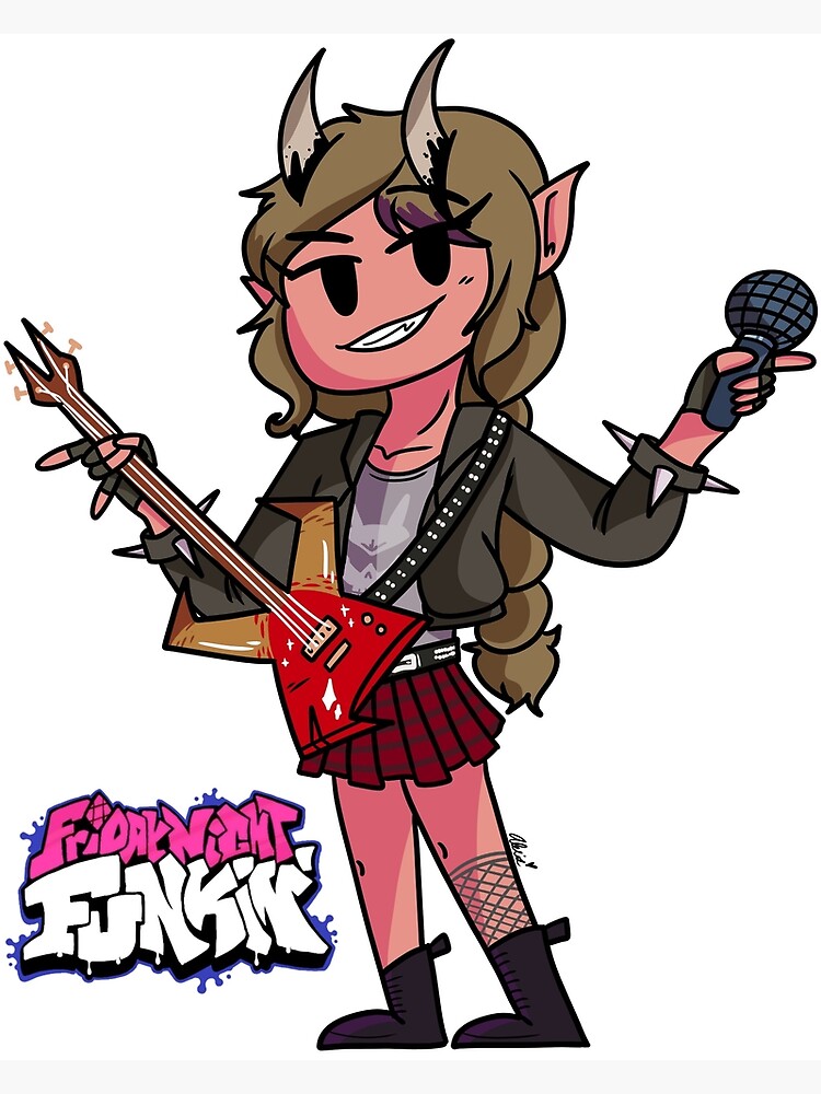 "Fig Faeth Friday Night Funkin'" Poster for Sale by Flamewisher | Redbubble