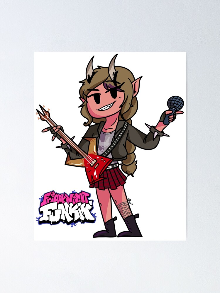 "Fig Faeth Friday Night Funkin'" Poster for Sale by Flamewisher | Redbubble