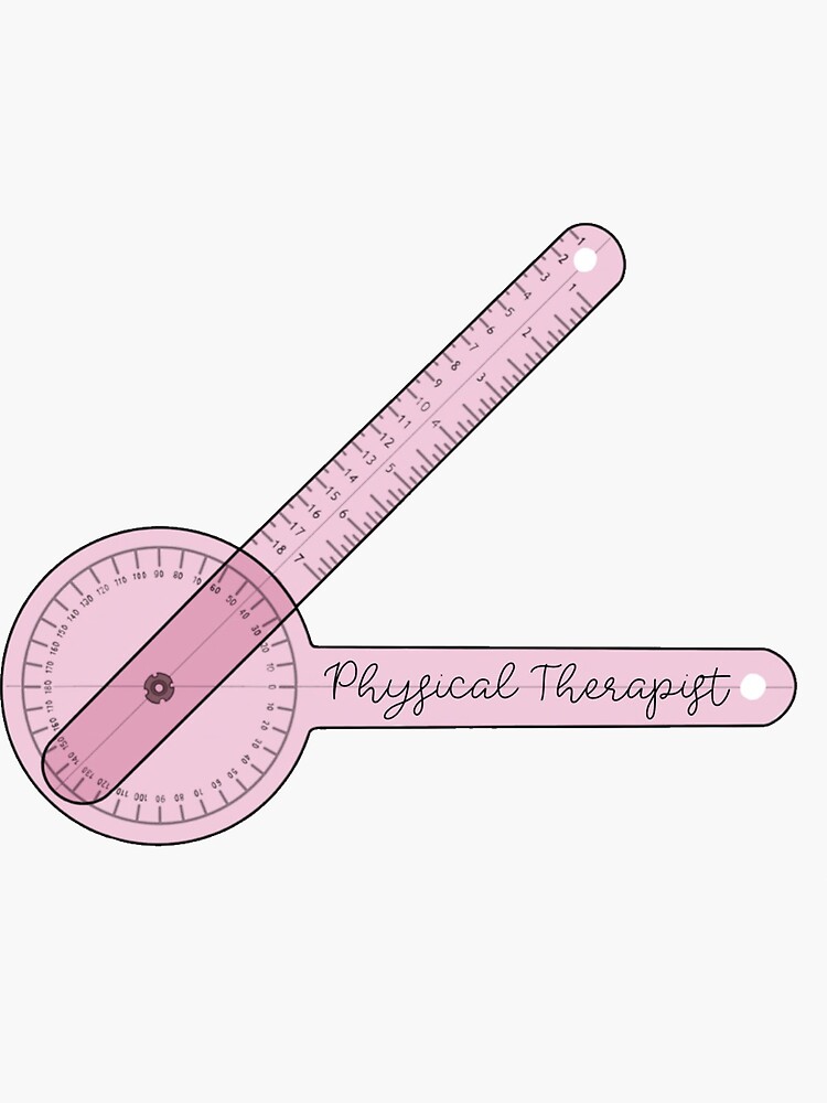 "Goniometer PT" Sticker for Sale by LilCandyCorn | Redbubble