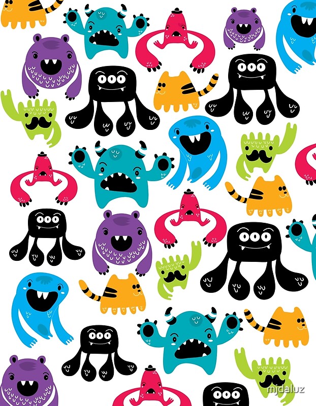"Monster Pattern" by mjdaluz | Redbubble