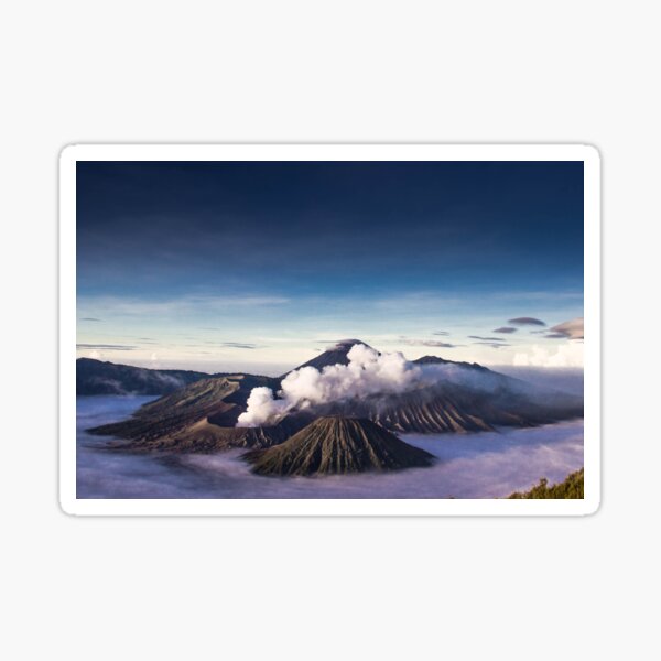 "Mount Bromo, Indonesia" Sticker for Sale by beautyscapes | Redbubble