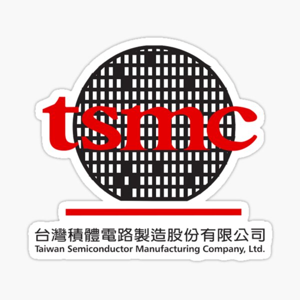 "TSMC Taiwan Semiconductor Company Logo Shirt, with Subtitles" Sticker ...