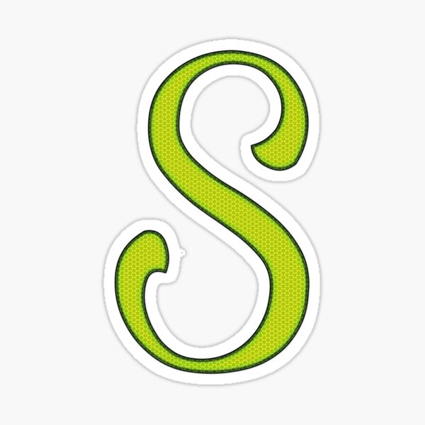 "Letter S" Sticker for Sale by kimberpix | Redbubble