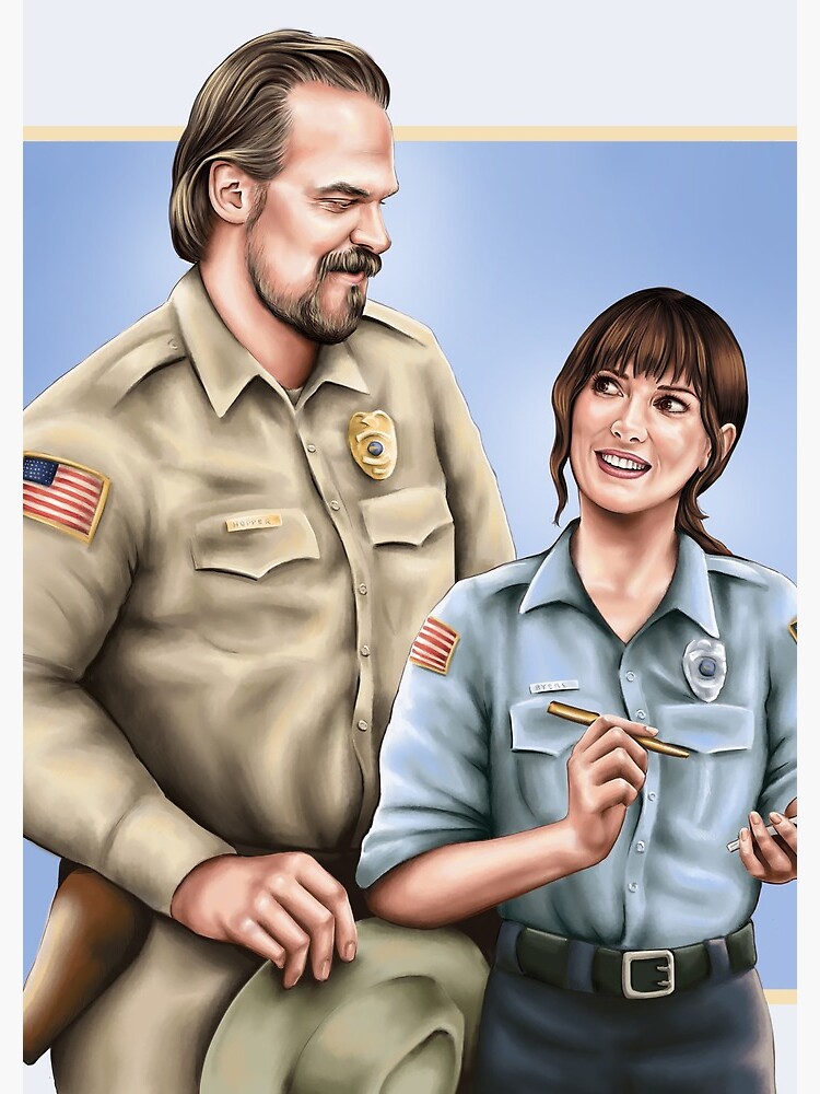 "Chief Hopper and Detective Byers (aka Antique Chariot and Wheelbarrow ...